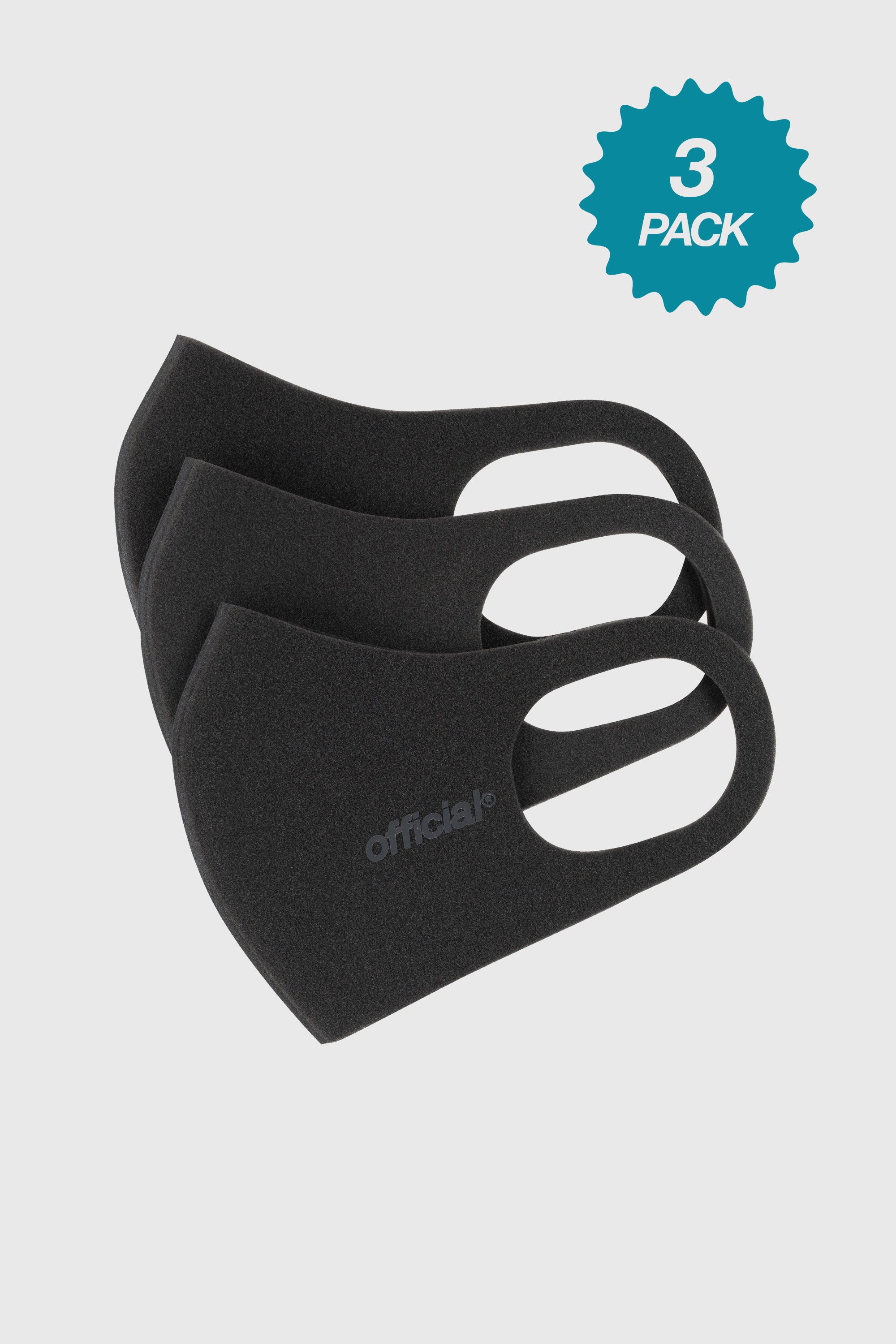 3 Pack - Official RPF (Reticulated Polyurethane Foam) Face Mask - The ...