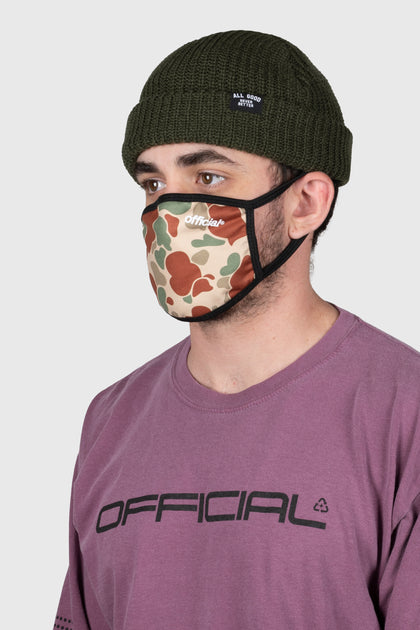 Duck Camo Face Mask (Beige) – The Official Brand