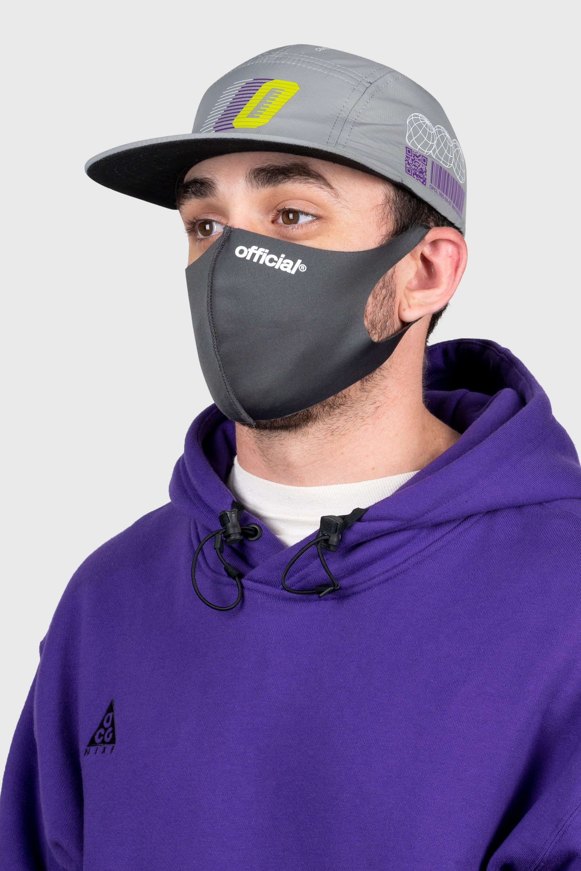 Official Nano-Polyurethane Face Mask (Charcoal Grey) - The Official Brand