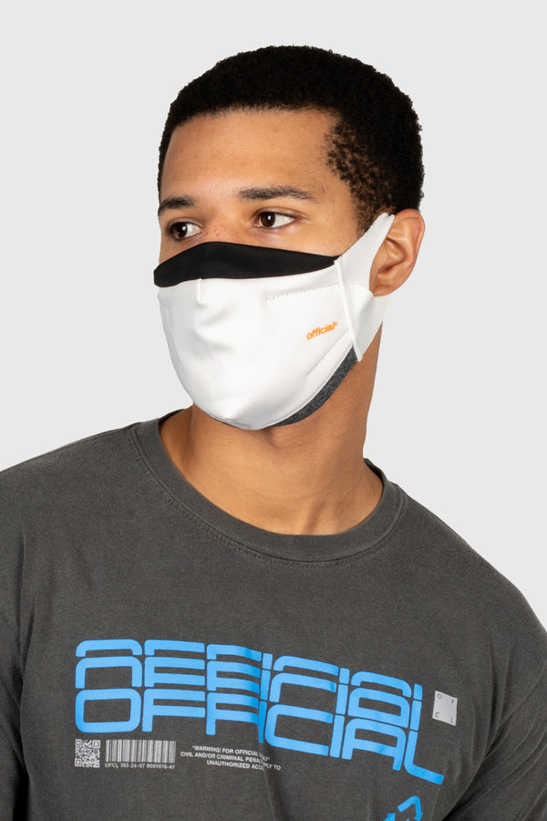 Performance Face Mask (White) - The Official Brand